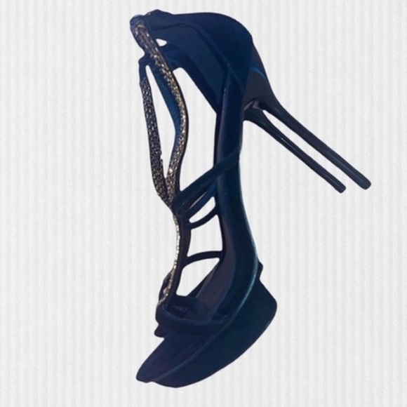 JustFab | Shoes | Just Fab New In Box Black Meridian Stiletto Pumps ...